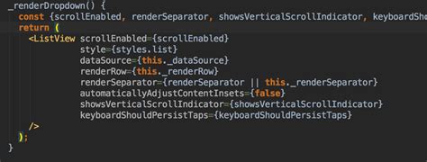 Style ListView Issue Sohobloo React Native Modal Dropdown GitHub