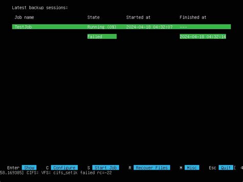 Backup Job To Smb Fails On Kernel Version 5150 102 Veeam Community Resource Hub