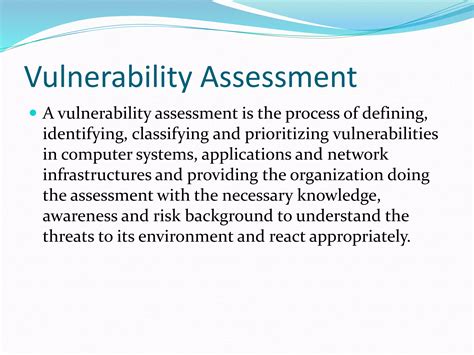 Introduction To Vulnerability Assessment And Penetration Testing Pptx