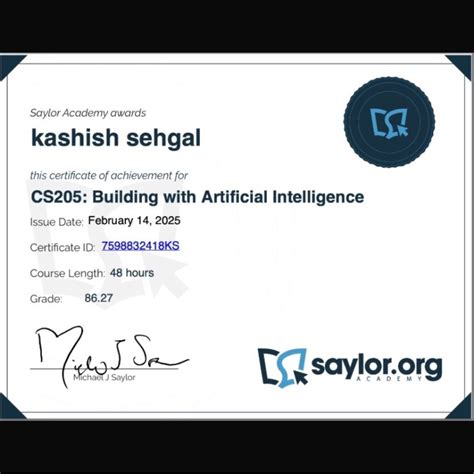 Artificialintelligence Ai Learningjourney Techskills Innovation Kashish Sehgal Khanijow