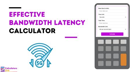 Effective Bandwidth Latency Calculator