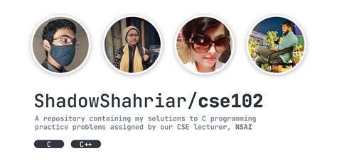 Github Shadowshahriarcse102 A Repository Containing My Solutions To C Programming Practice
