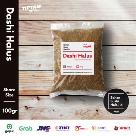 Jual Dashi Bubuk Halal 100gr Katsuobushi Halus Bahan Kaldu Ikan Non Msg