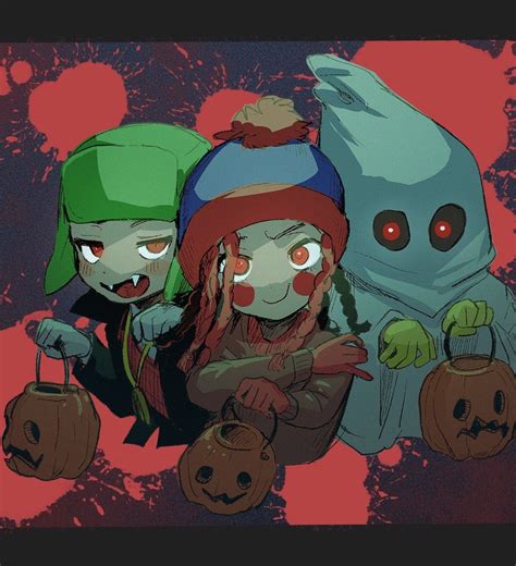 Tairiku Eric Cartman Kyle Broflovski Stan Marsh South Park 3boys