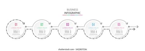 Circle Infographic Label Design Template Icons Stock Vector Royalty Free Shutterstock