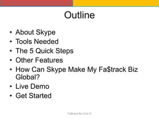 Steps To Leveraging Skype Pptx