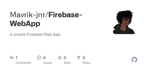 Github Mavrik Jnrfirebase Webapp A Simple Firebase Web App