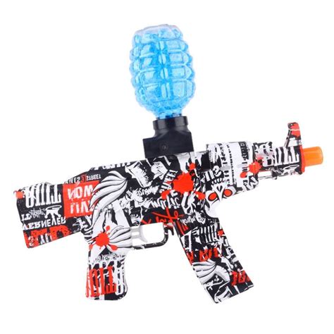 Ak47 M416 M4a1 M4 Electric Gel Blaster Orby Water Bead Splatter Gun Toy Nerf Soft Bullet Shell