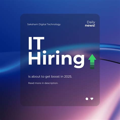 Saksham Digital Technology On Linkedin Itjobs2025 Techcareers Job