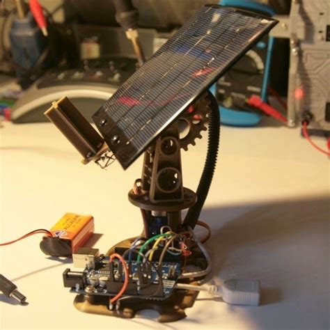 Free 3d File Mast2a Mini Arduino Solar Tracker 2 Axis ☀️ ・3d Printing