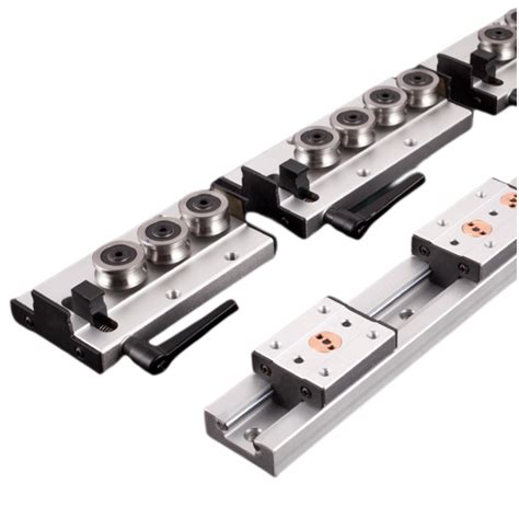 built in dual axis guide rail aluminum linear guideway sgr25 and wheels bearing block sgb25 rail