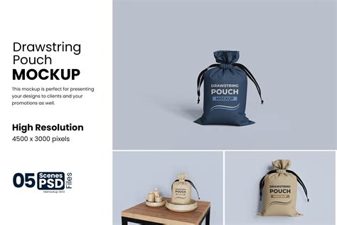 Drawstring Pouch Mockup A Packaging Mockup By Bimockup