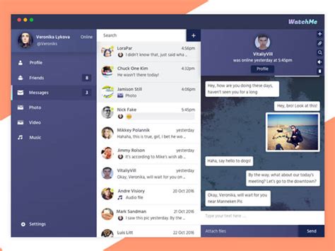 30 Chat Web App UI Design For Inspiration Smashfreakz