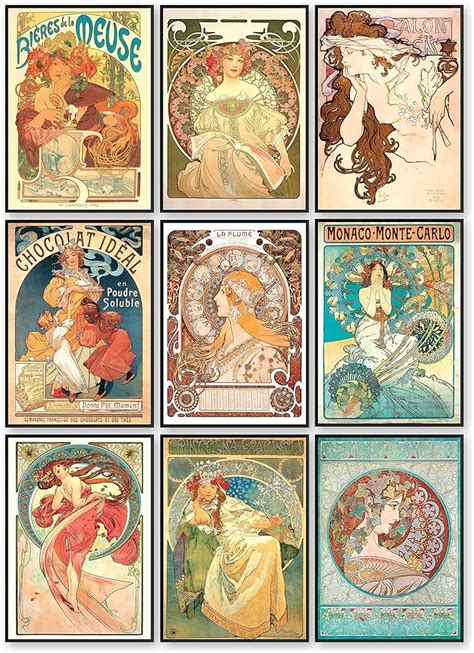 97 Decor Alphonse Mucha Art Print Art Nouveau Decor