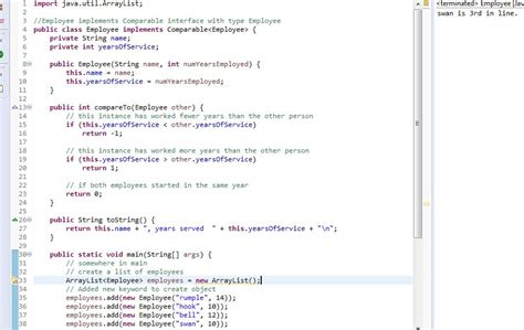 Solved Given The Class Employee And Sample Main Method Specify Via