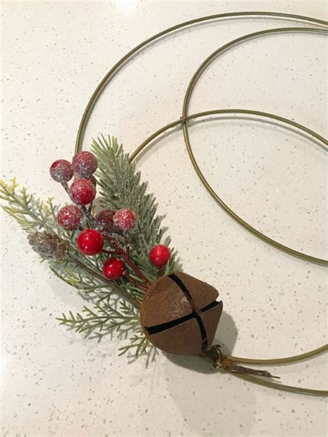 Christmas Wire Hoop Wreath Organize And Decorate Everything