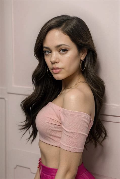 A Woman In A Pink Top And Pink Skirt Posing For A Picture Seaart Ai