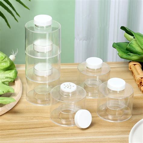 Tower Spice 6 Layer Stackable Spices Container Jar Condiments ZH1108 Furniture Home Living