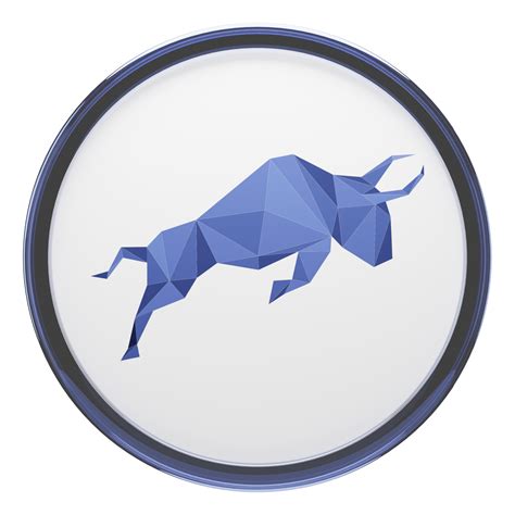 Polymath POLY Glass Crypto Coin D Illustration PNG