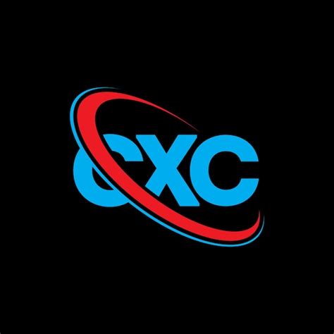 Le Logo Cxc Est Une Lettre Cxc Une Initiale Cxc Liée à Un Cercle Et Un Monogramme En Majuscules
