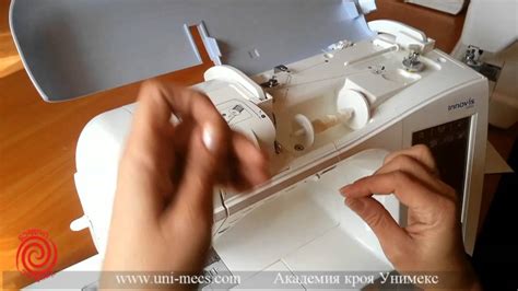Как правильно заправить нить в швейную машинку Уроки шитья от Академии кроя УниМеКС Youtube