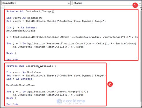 How To Use Vba To Populate Combobox List From Range In Excel