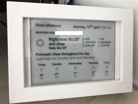 Simple E Ink Dashboard Tutorial Australia
