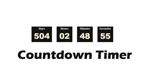 Building A Countdown Timer With Vanilla Javascript By Mehdi Aoussiad