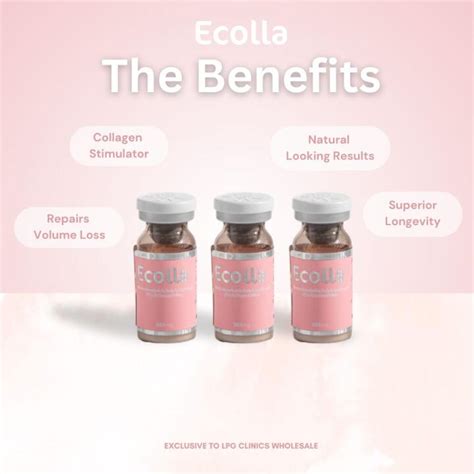 Ecolla Plla 1 X 365mg Vial Premium Skin Rejuvenation