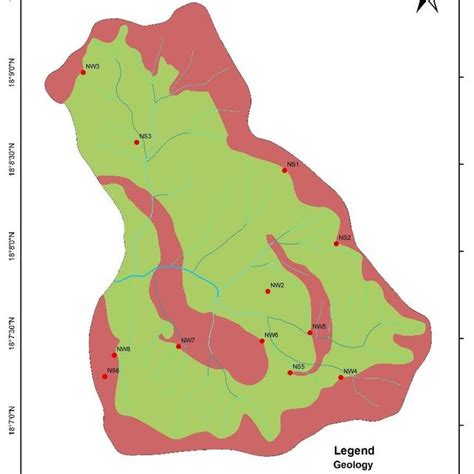 Shows The Groundwater Monitoring Network Of The Watershed Hydrogeology Download Scientific