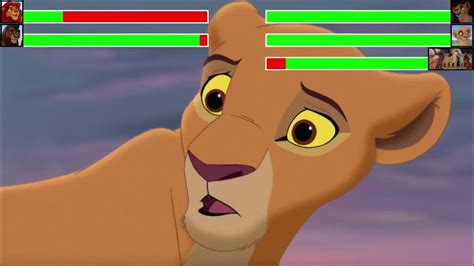 The Lion King 2 Simbas Pride 1998 Ziras Ambush Scene With Healthabars Youtube
