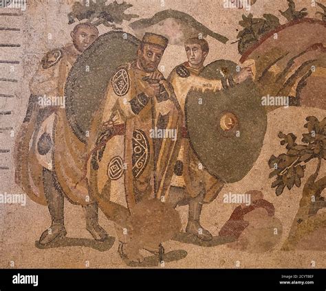 The Corridor Of The Great Hunt At The Roman Villa In Villa Armerina