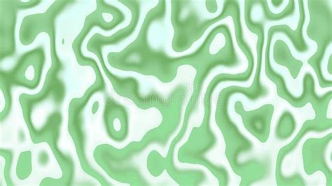 Abstract Green Fluid Shapes With Smooth Wavy Patterns Background Stock Footage Video Of