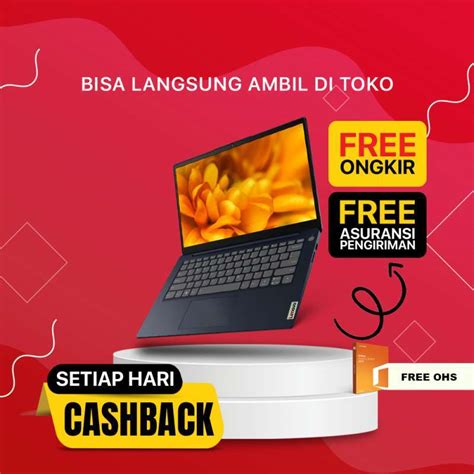 Jual Laptop Lenovo Ideapad Slim Itl I G Ram Gb Gb Ssd Fhd Tn Windows Ohs
