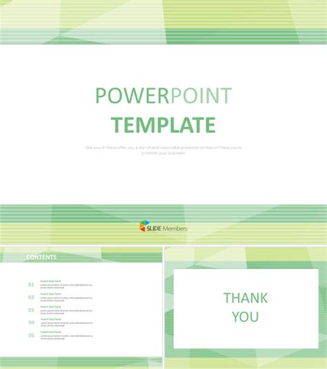 Two Green Lines With Yellowgreen Stripe Background Free PPT Sample