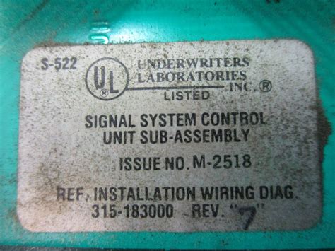 Cerberus Pyrotronics Mbx 2 Rack Chassis Plc Fire Alarm Module Siemens Mbx2 Slot Np0632 1