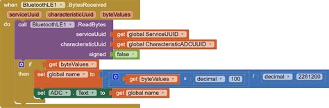 Bad Argument To With Bletoothle Mit App Inventor Help Mit App