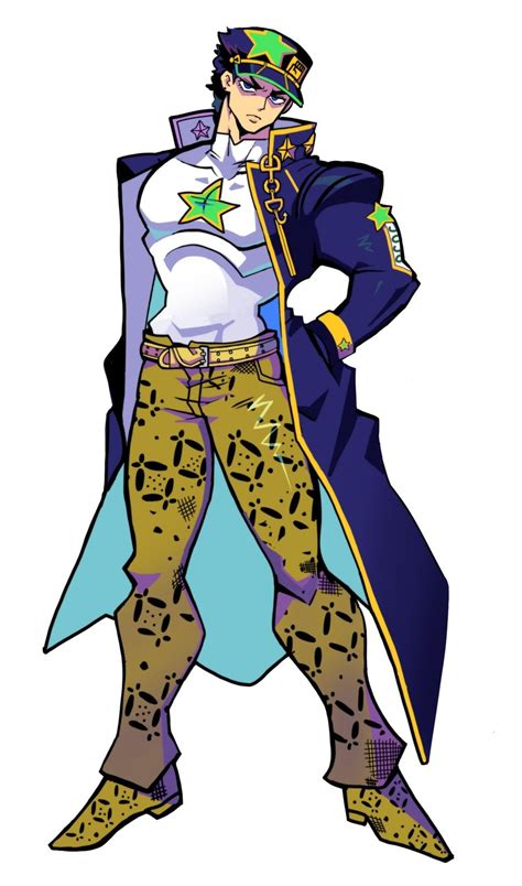 Kujo Jotaro Jojo No Kimyou Na Bouken And More Drawn By Denaseey Danbooru