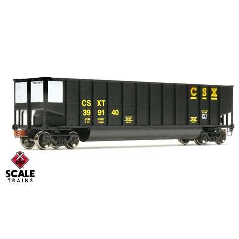Scale Trains Ho Operator Bethgon Coal Gondola Csx Black Spring Creek Model Trains