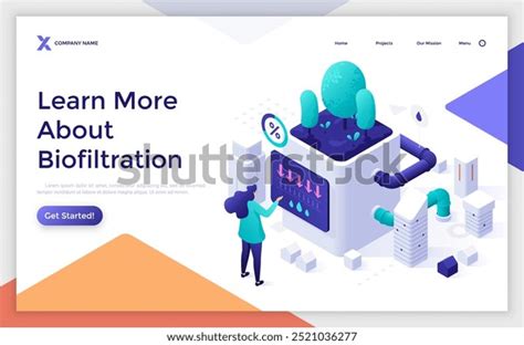 Woman Controlling Work Modern Bioreactor Trees Stock Vector Royalty