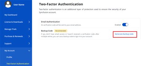 How To Enable Two Factor Authentication For Your Syncfusion Account