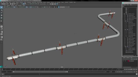gas pipeline 3d turbosquid 1900293