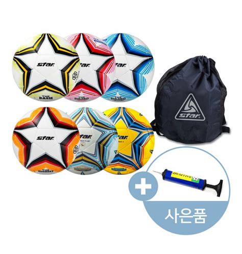 볼펌프증정 스타 축구공볼가방세트 우수한 킥감 경기용 연습용 축구공 티몬