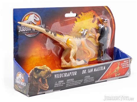 Velociraptor And Dr Ian Malcolm Jurassic Toys The Museum