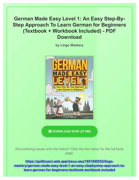 (PDF) German Made Easy Level 1: An Easy Step-By-Step Approach To Learn German for Beginners ...