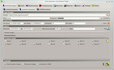 Tutorial Semi Automatic Classification Plugin Documentation