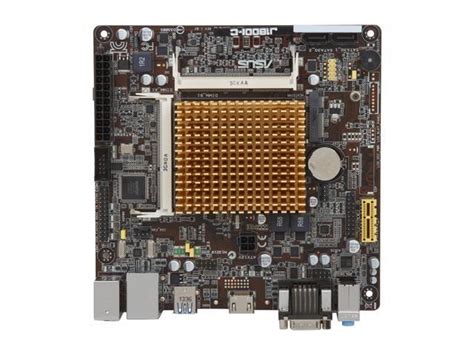 Asus J I C Intel Celeron Dual Core J Mini Itx Motherboard Cpu Vga Combo Newegg Com