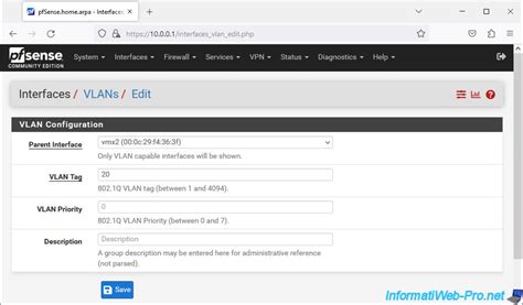 Create And Use Vlans On Pfsense 26 Firewall Tutorials