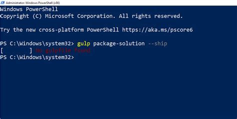 Nodejs No Gulp Found Error In Sharepoint Package Deployment