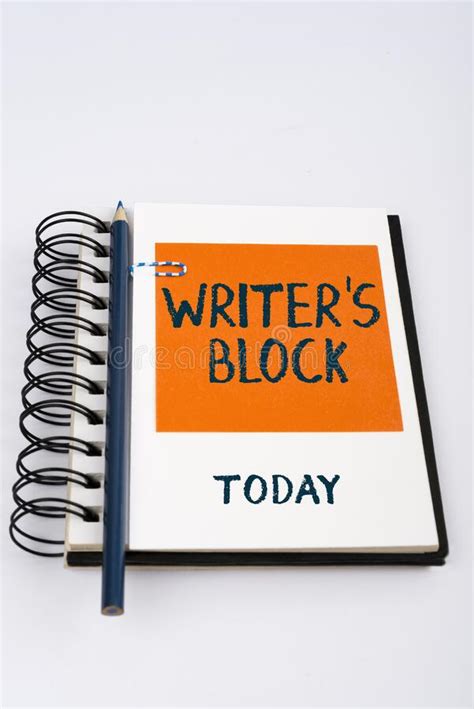 Conceptual Display Writer S Is Blockcondition Of Being Unable To Think Of What To Write